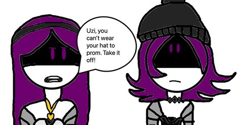 Murderdrones Uzi Wears Her Hat To Prom Comic Camiのイラスト Pixiv