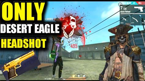 Only Desert Eagle 1 Tap Headshot Garena Free Fire Youtube