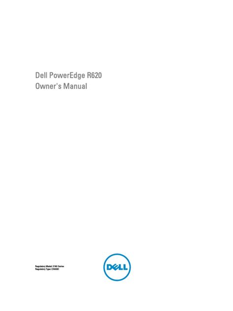 Dell Poweredge R620 Owner Manual Pdf
