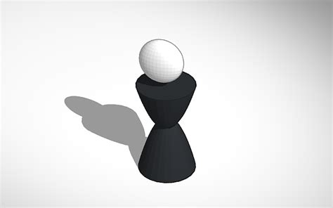 3d Design шахова фігура Tinkercad