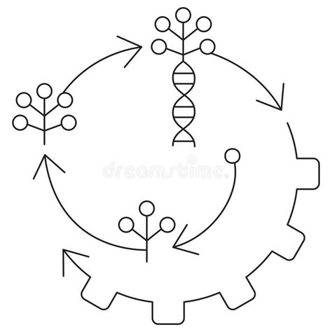 Evolutionary Computing Icon Stock Vector Illustration Of Intelligence Mutation 359807342