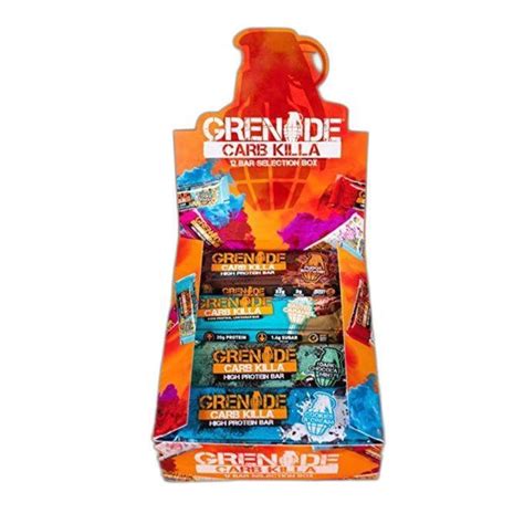 Grenade High Protein And Low Carb Bar 12 X 60g 330 Ml Pack Of 12 At