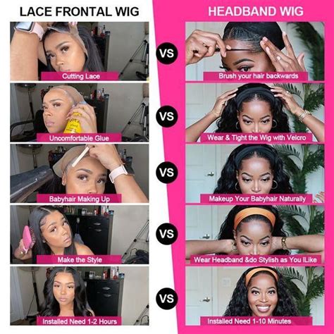 Water Wave Headband Wig For Women 150 Brazilian Human Hair Half Wig No