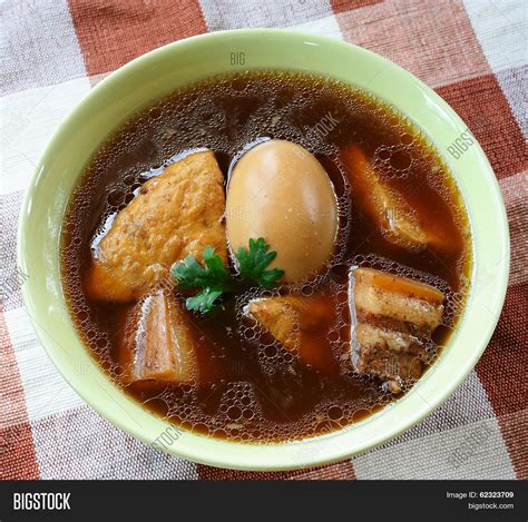 Braised Pork Belly Egg Image And Photo Free Trial Bigstock