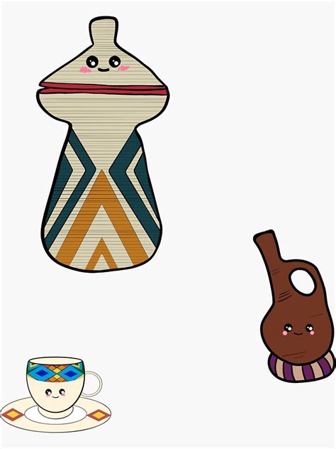 Mosob Jebena And Finjal Sticker For Sale By Bxcreation Redbubble