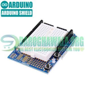 Arduino UNO Proto Shield With SYB 170 Mini Breadboard In Pakistan