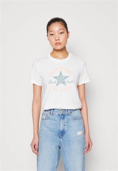 Converse Chuck Taylor Patch Print T Shirt White Zalandoie