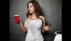 Selena Gomez Down Shirt Gif