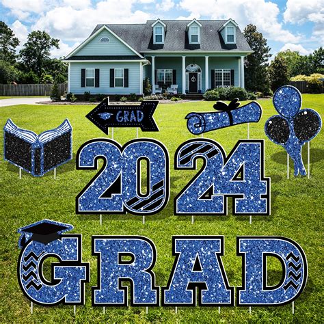 Amazon Graduation Yard Signs Class Of 2024 Graduation Lawn Signs