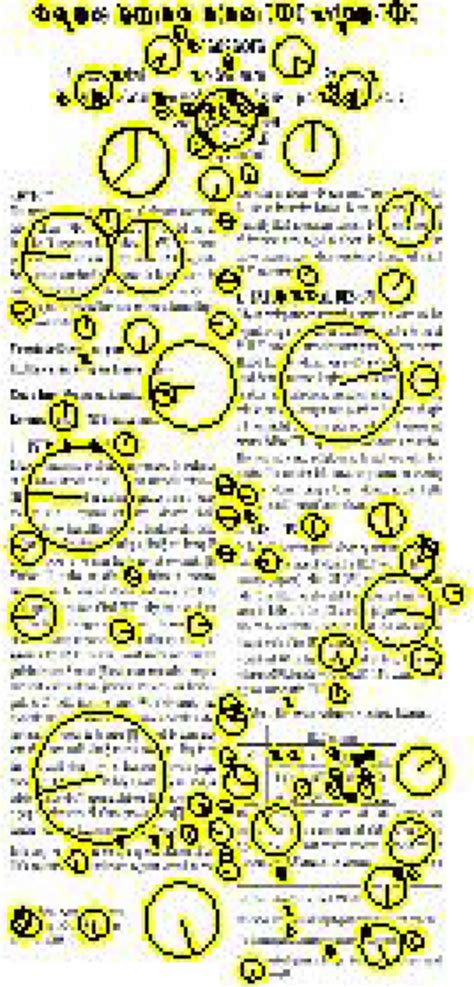 Example Page Showing Sift Features Download Scientific Diagram