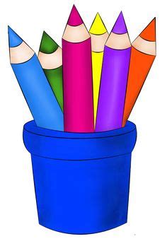 Pencil Crayons Clipart