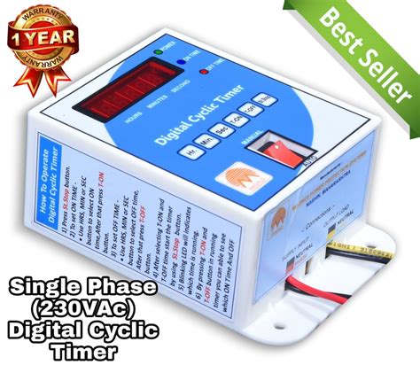 Magnus 230v Digital Cyclic Timer Hydroponic And Fogger Timers 3680watt At Rs 2000 In Nashik