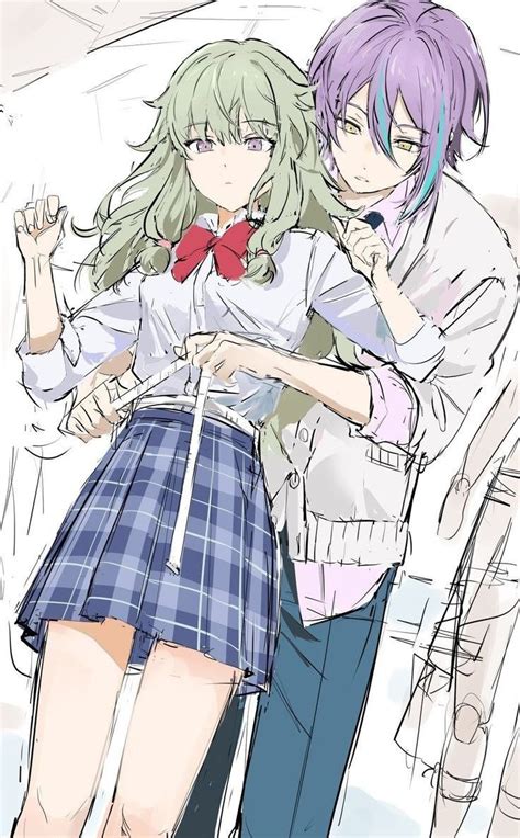 Kusanagi Nene And Kamishiro Rui Project Sekai Drawn By Iwatnc Danbooru