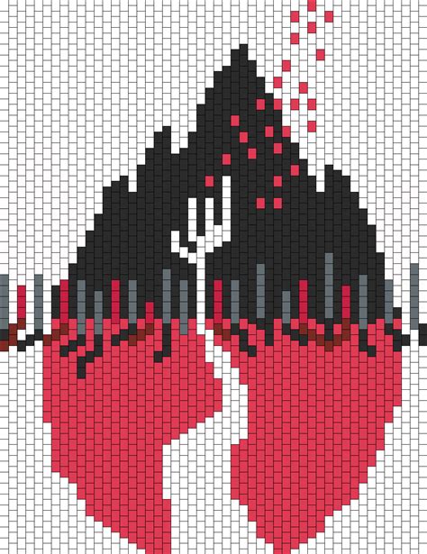 Sleepingwithsirens Panel Or Poster Bead Pattern Peyote Bead Patterns Misc Bead Patterns