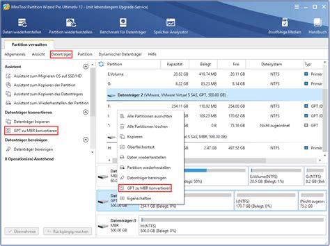 Wie Wird Gpt Zu Mbr Konvertiert Partition Wizard Tutorium Minitool