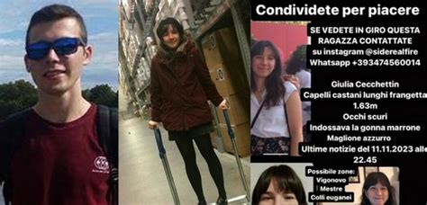 Le Ricerche Di Giulia Cecchettin E Filippo Turetta Analisi Del Dna Sulle Chiazze Di Sangue