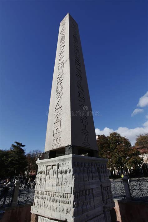 11 11 2022 Istanbul Turkey View Of The Obelisk Of Theodosius Stock