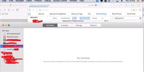 Ios Xcode Product Archive Is Not Appearing Under The Archive Section For Uploading The App To