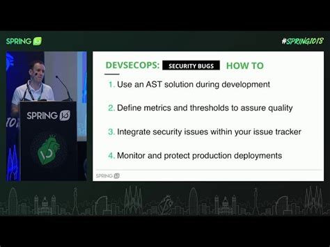 Spring Io Talk Making Devsecops A Reality In Your Spring Applications From Spring Io Class