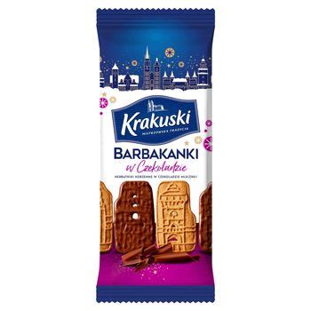 Krakuski Barbakanki Herbatniki Korzenne W Czekoladzie Mlecznej 192 G
