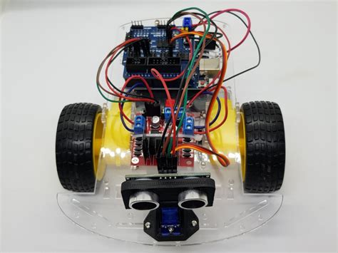 Proyecto 19 Robot Autónomo Con Sensor Ultrasónico Hellbot Proyectos