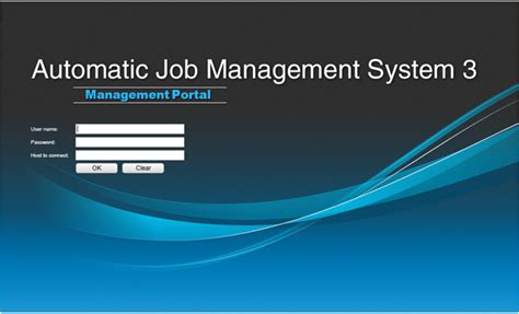 16 1 1 logging in to the management portal jp1 automatic job