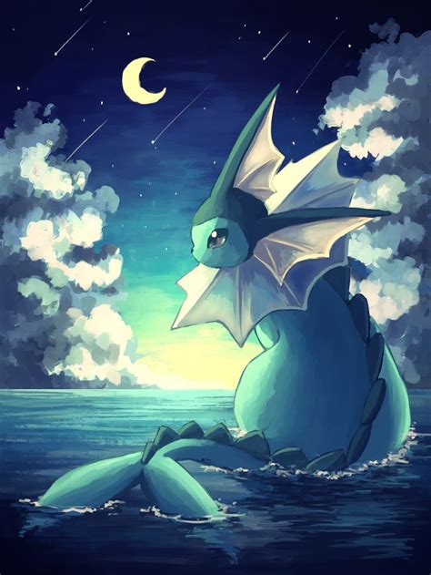 Vaporeon Pokemon Drawn By Phi Danbooru
