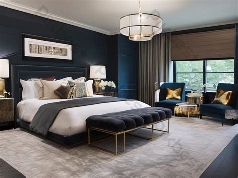Chinese Style Bedroom Interior With A Big Jar Photo  Free Download