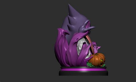Stl File Pokemon Gastly Haunter And Gengar Figure 🐉・3d Printing