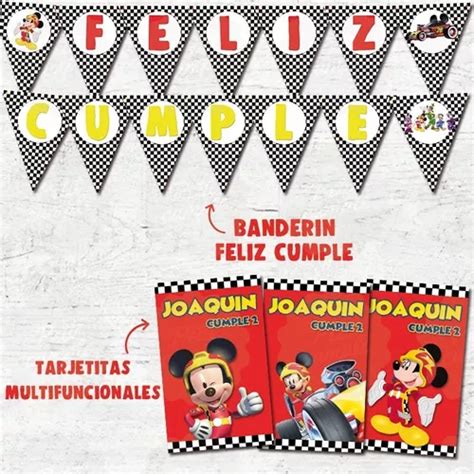 Kit Imprimible Mickey Mouse Personalizado sin Candy Bar en venta en Córdoba Córdoba por sólo