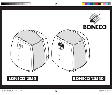 BONECO 2055 INSTRUCTIONS FOR USE MANUAL Pdf Download | ManualsLib