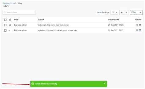 Page Should Be Redirect To Inbox After Delete Mail With Success