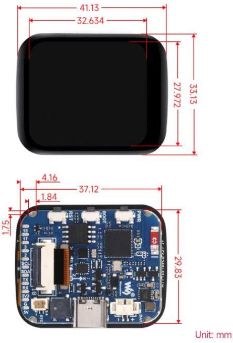 Esp32 S3 169inch Touchscreen Lcd Round Display Wifi Bluetooth With Qst