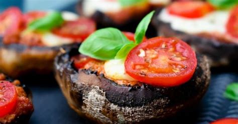 Bbq Pizza Stuffed Mushrooms Tinned Tomatoes