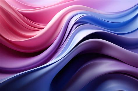 Premium Vector Colourful Flowing Abstract Waves Soft Curves Wallpaper