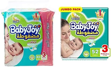 BabyJoy Baby Joy Diaper Size 3 Medium 6 12kg Giant Pack 84pcs