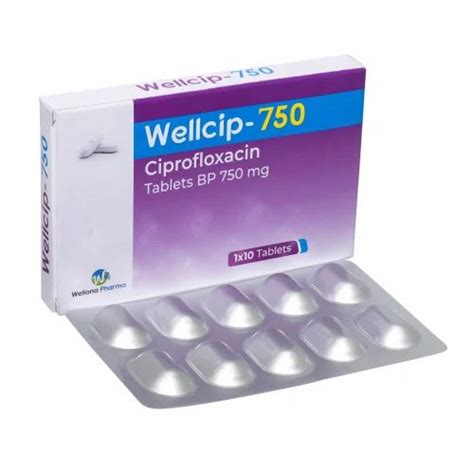 Ciprofloxacin Tablets 750mg At ₹ 20box Ciprofloxacin Hcl Tablets In