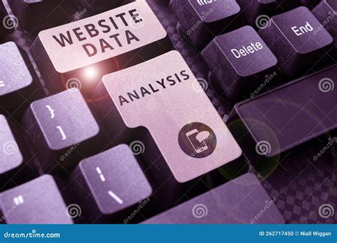 Writing Displaying Text Website Data Analysis Conceptual Photo Analysis And Report Of Web Data