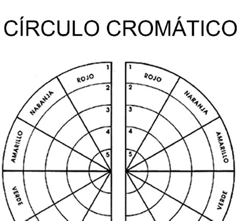 Dibujo De Circulo Cromatico Para Pintar COLOREA TUS DIBUJOS