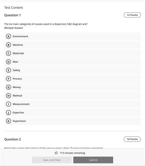 Solved Test Content Question 1 12 Points The Six Main
