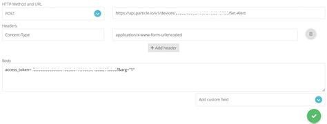 Ubidots Webhook Using A Control Button Troubleshooting Particle