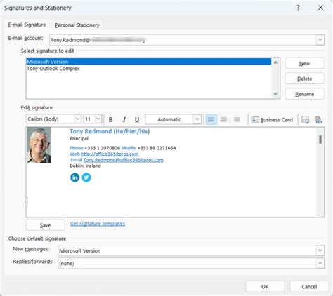 Importing And Exporting Email Signatures In Microsoft 43 Off