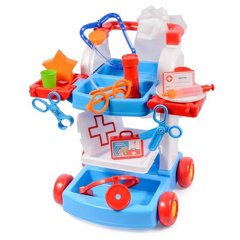 Игровой набор Green Plast тележка доктора купить по цене 1586 ₽ в ...