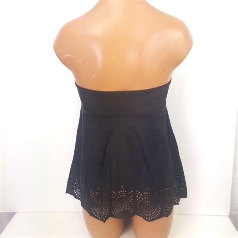 Merona Swim Merona Swimsuit Strapless Tankini Swim Top Eyelet