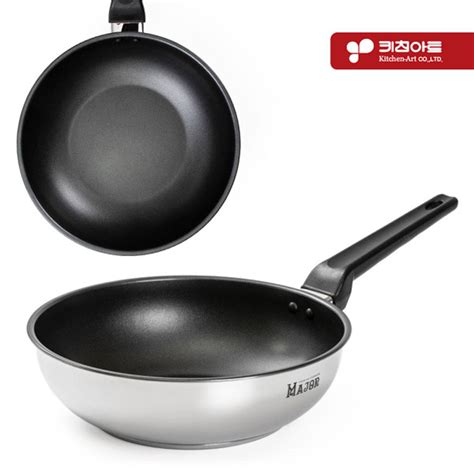 키친아트 인덕션겸용 3중바닥 스텐 궁중팬 28cm 멀티팬 볶음팬 중식 가정용웍 코팅후라이팬 홈플러스 택배배송
