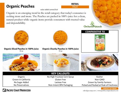 Organic Peaches Pacific Coast Producers