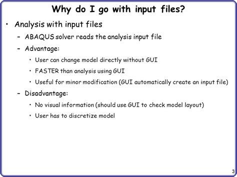 tutorial 2 abaqus with analysis input file ppt video online download
