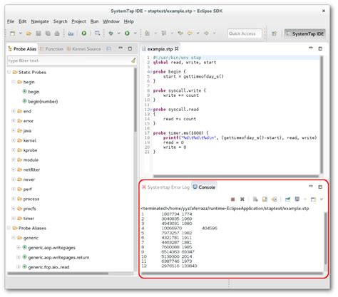 Linux Tools Project Systemtap User Guide Eclipsepedia