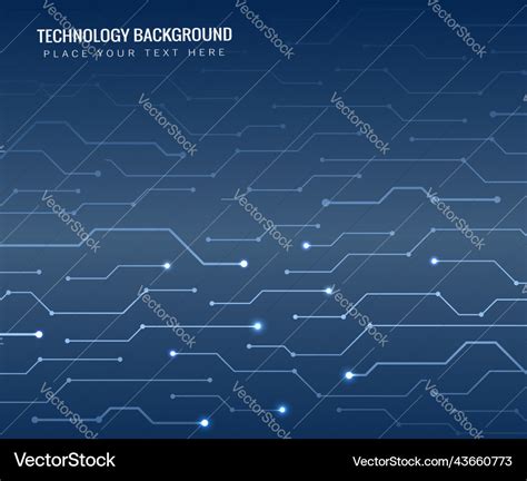 Abstract Futuristic Circuit Board High Computer Vector Image