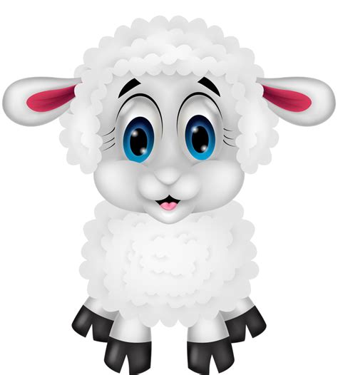 Козы овцы Sheep Cartoon Cute Sheep Sheep